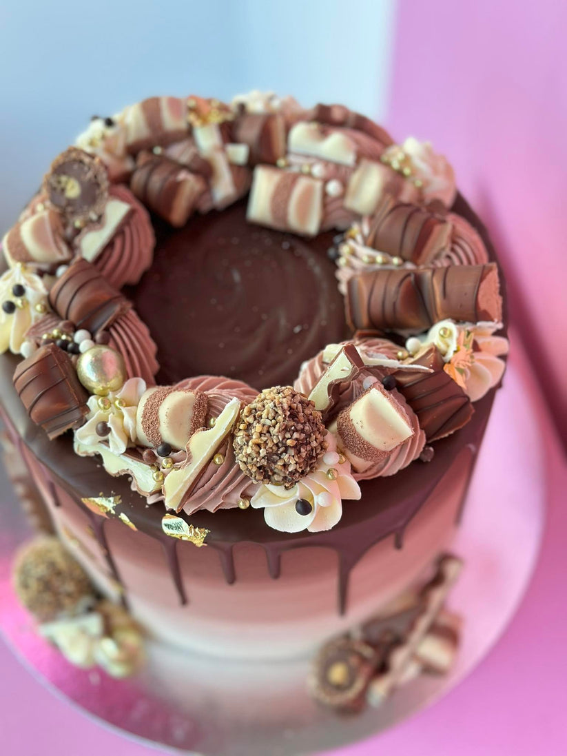 Kinder Chocolate Cake – The Menu Cakery